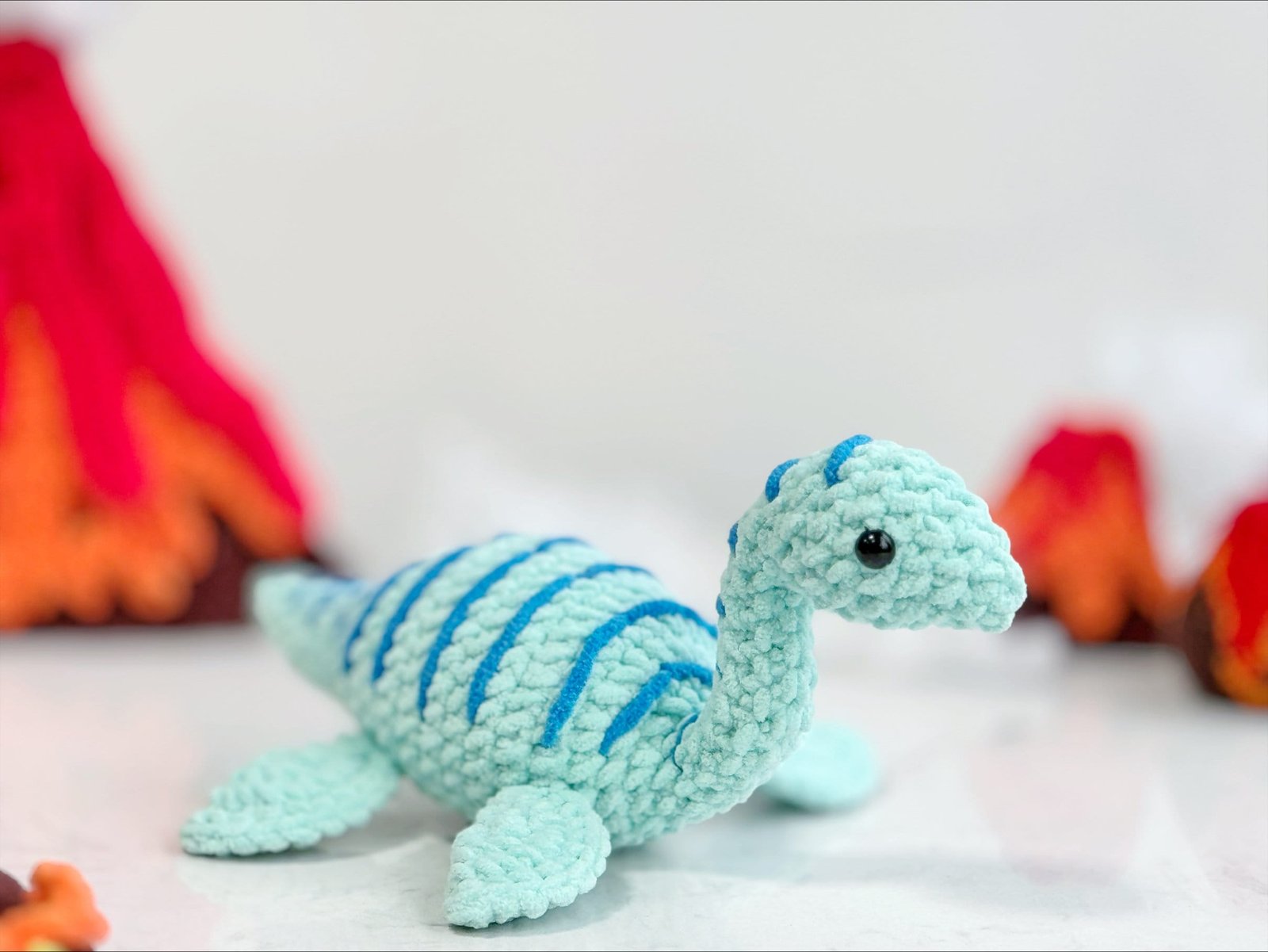 Plesiosaurus No Sew Crochet Pattern, Dinosaur No Sew Pattern, No Sew ...